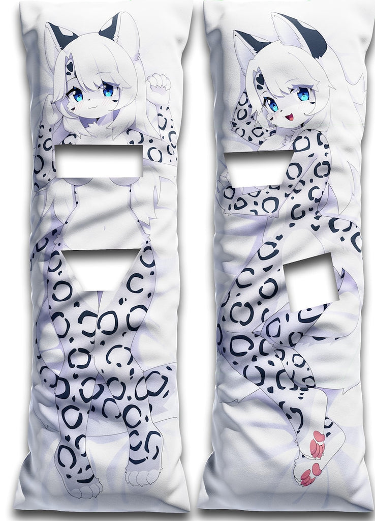 Furry Daki Sleeva Art By Devvoxy The White And Gray Snow Leopard